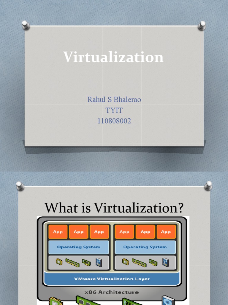Virtual Is at Ion Seminar | PDF | Virtualization | Operating System