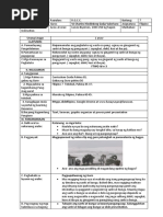 Lesson Plan Sanhi at Bunga | PDF