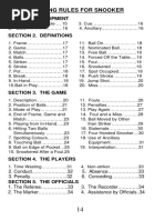 Blackball Rules | PDF | Snooker | Referee