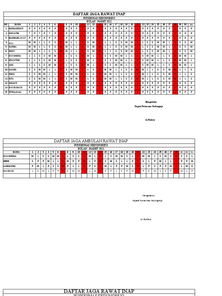 Jadwal Ugd&Ri 2021 | PDF