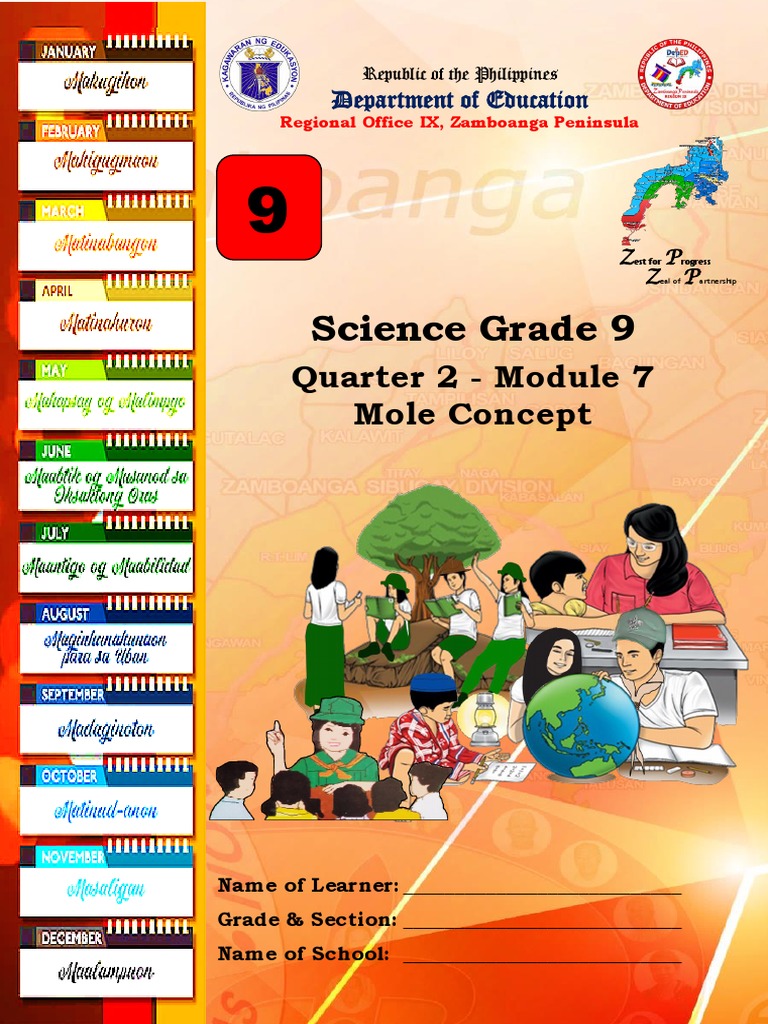 Science9 Q2 Module 7 Reduced File 1 | PDF | Mole (Unit) | Chemical ...