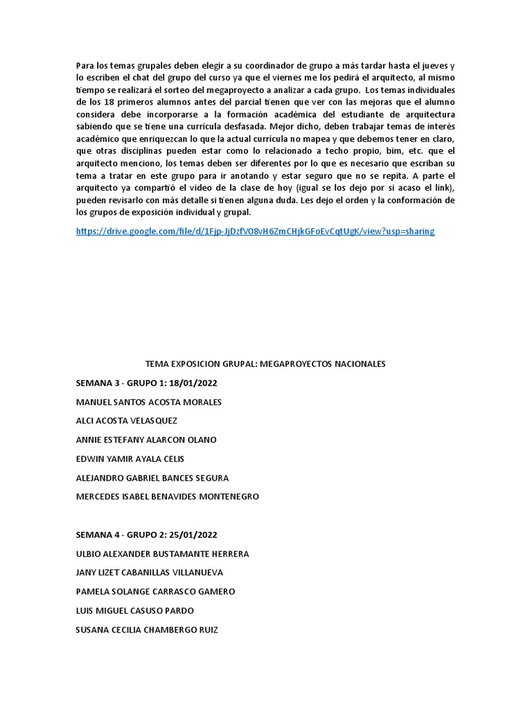 Orden de Exposiciones - Gestion y Empresa | PDF