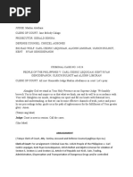 Script: Pre-Trial and Arraignment | PDF | Prosecutor | Arraignment
