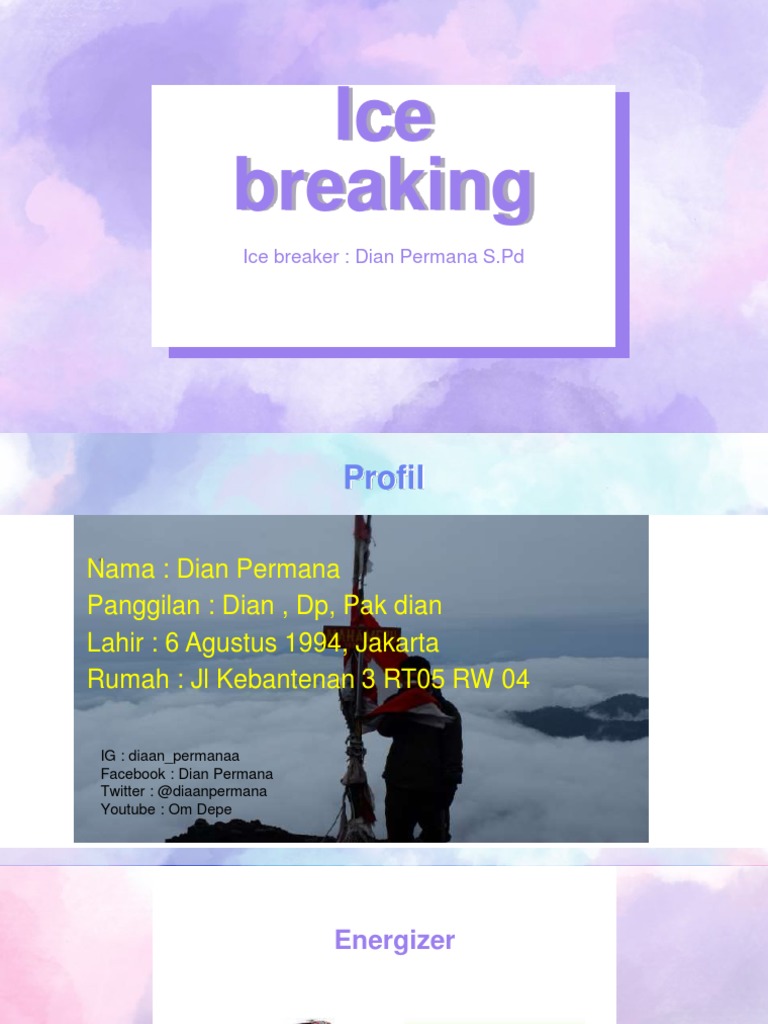 Aktivitas Ice Breaking untuk Pengajar | PDF