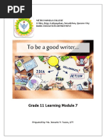 EAPP Module 4th Quarter Week 1 | PDF | Persuasion | Rhetoric