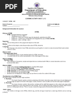 Ict - HTML Lesson Plan Example | PDF | Html | Html Element