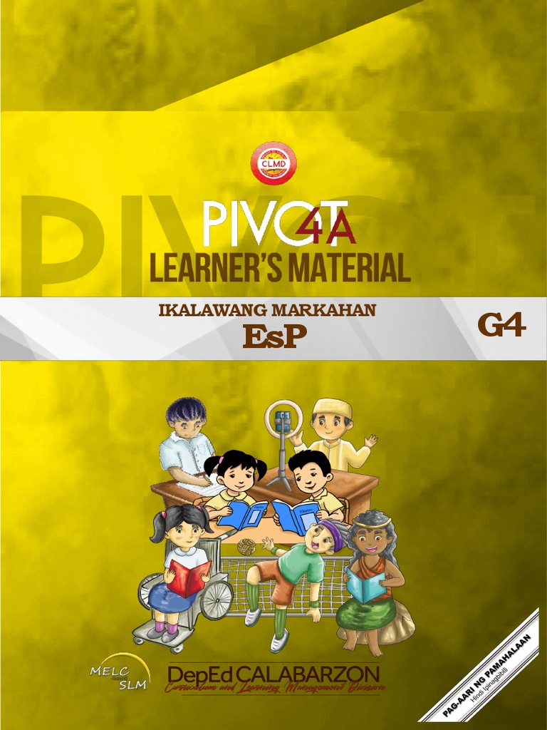 Esp G4: Ikalawang Markahan | PDF