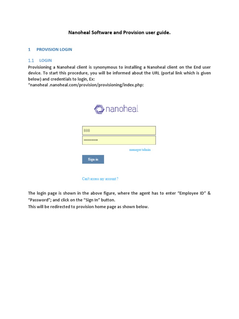 Nanoheal Software and Provision User Guide. | PDF | Online And Offline | Computer Virus