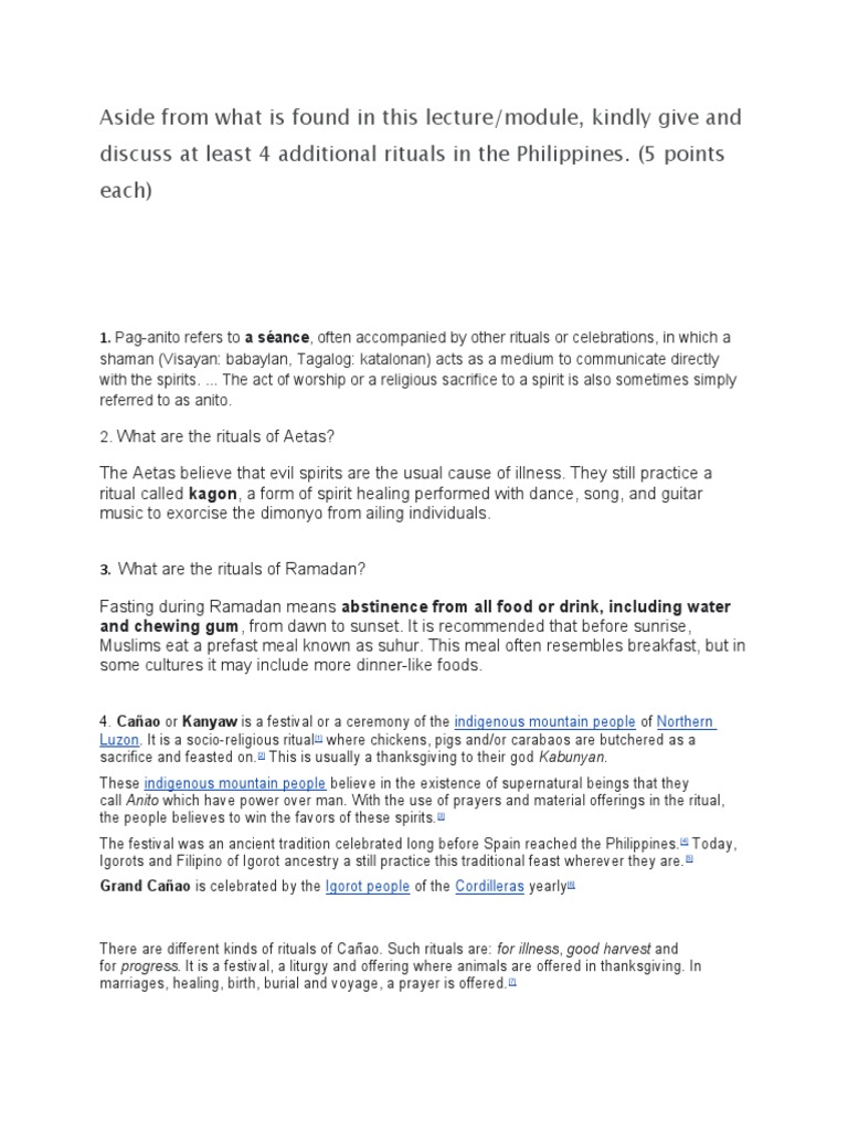RPH Module 11 - Explain | PDF | Philippines | Folklore