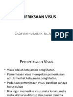 Pemeriksaan Visus Jauh Dan Dekat - Dr. Neneng | PDF