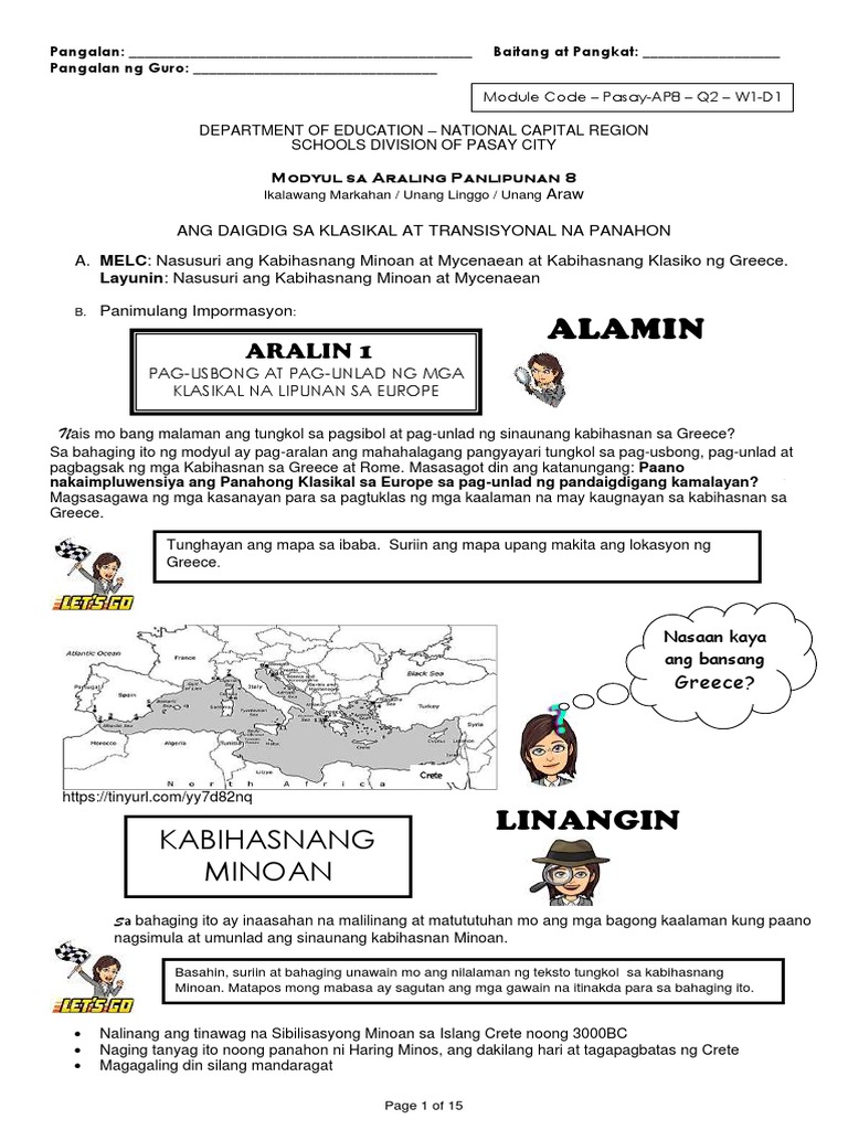 5 - Ap8 Q2 Week1 | PDF