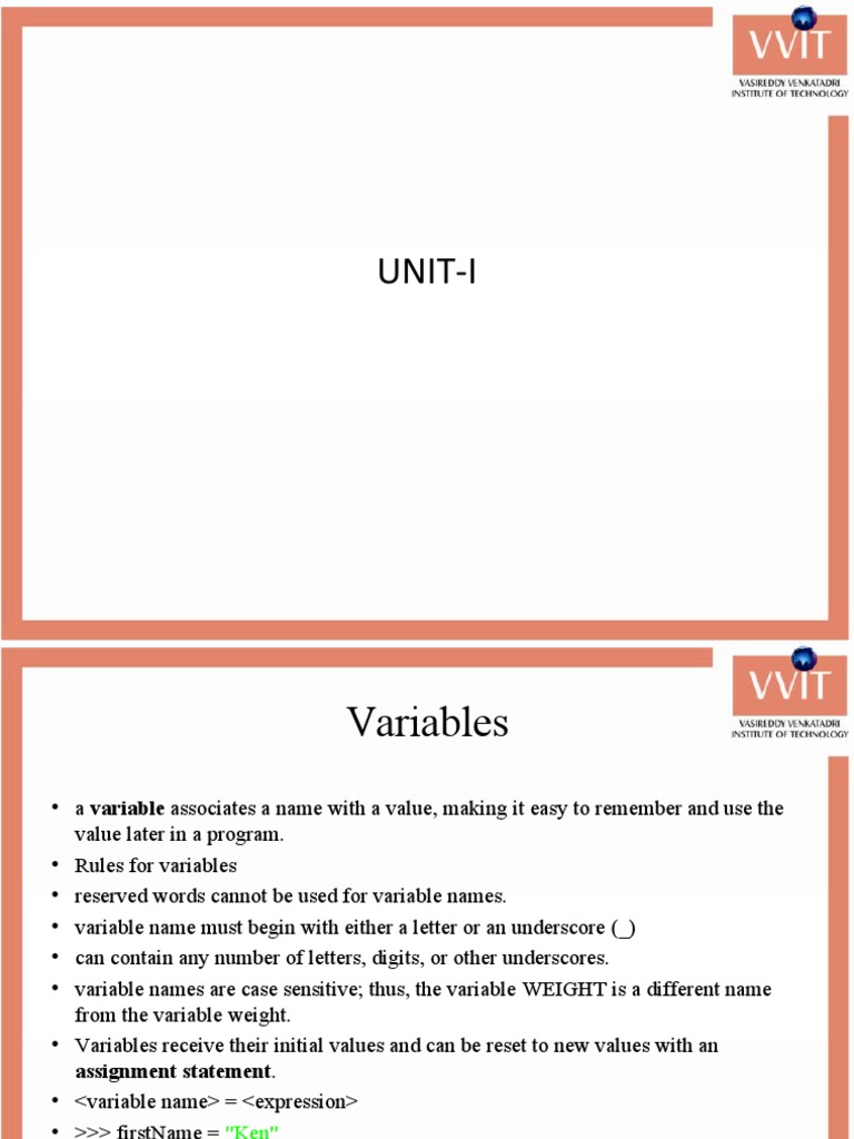 Unit 1 3 Variables Comments Datatypes Pdf Data Type Integer Computer Science