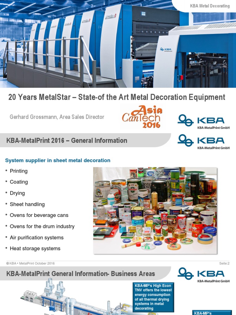 KBA MetalPrint | PDF | Computing