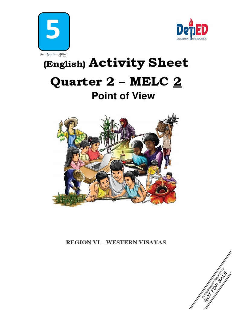 Las English 5 Q2 Melc 2 Identify-Point-Of-View | PDF | Narration | Learning