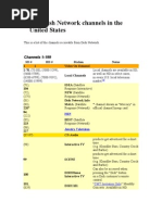 DSTV Channels List | PDF | Broadcasting Companies Of The United States ...