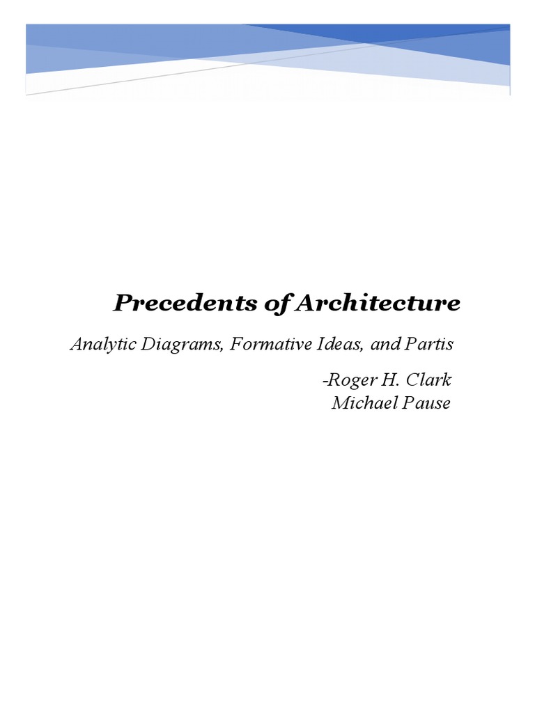 Precedents in Architecture | PDF
