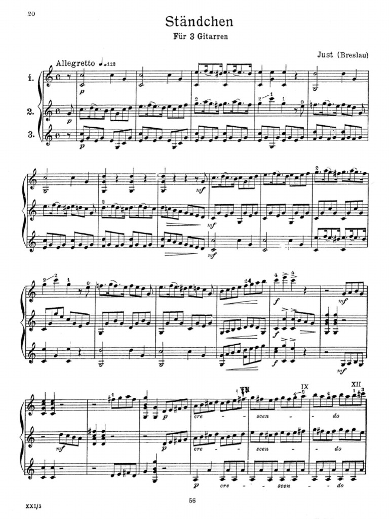 Just - Standchen (Trio) | PDF