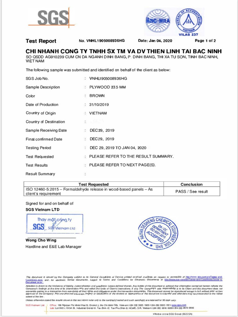 APP000134 - Wood Packaging Certificate | PDF | Wood Products ...