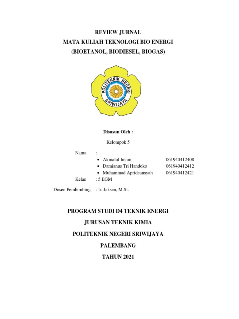 BIOETANOL DARI ALGA | PDF