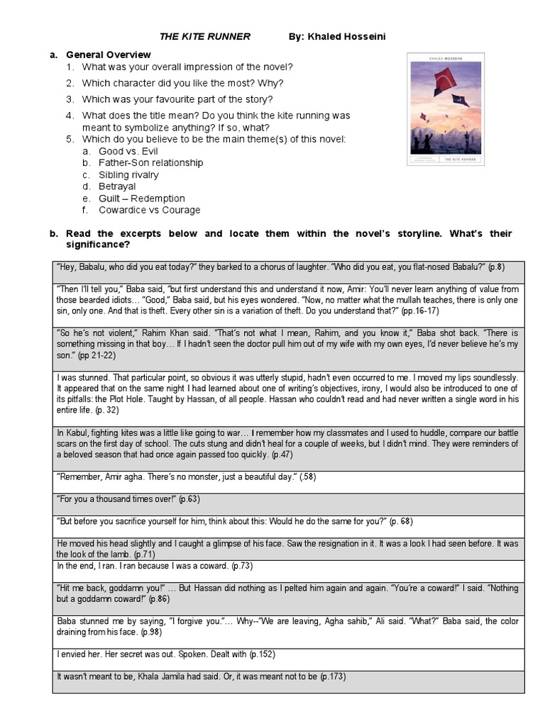 The Kite Runner | PDF