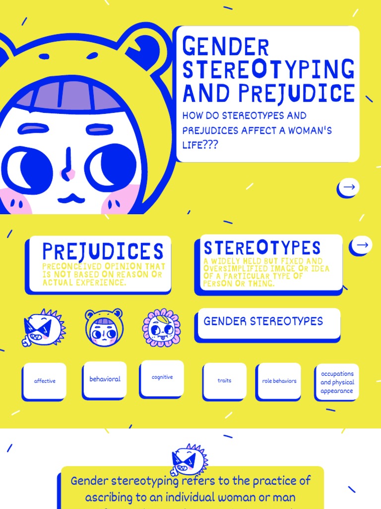 Gender Stereotyping and Prejudice | PDF | Stereotypes | Sexism