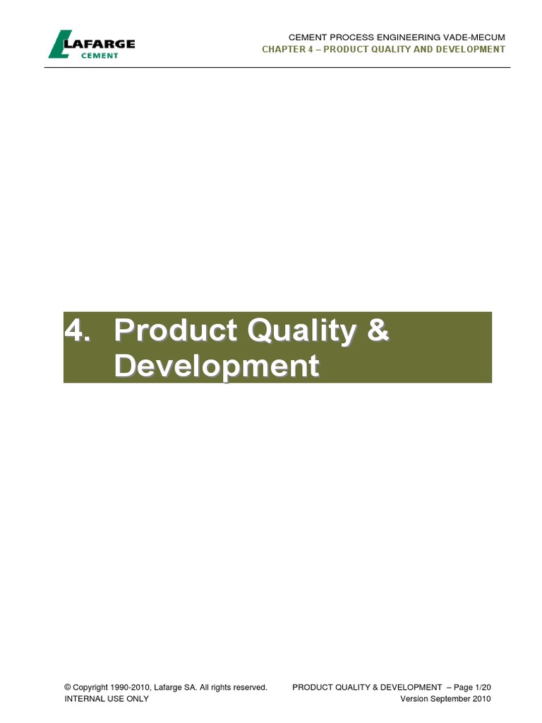 Lafarge Process Engg Manuals | Download Free PDF | Physical Sciences ...
