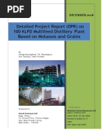 60 KLPD Grain-Based Distillery - A Snapshot | PDF | Distillation | Brewing