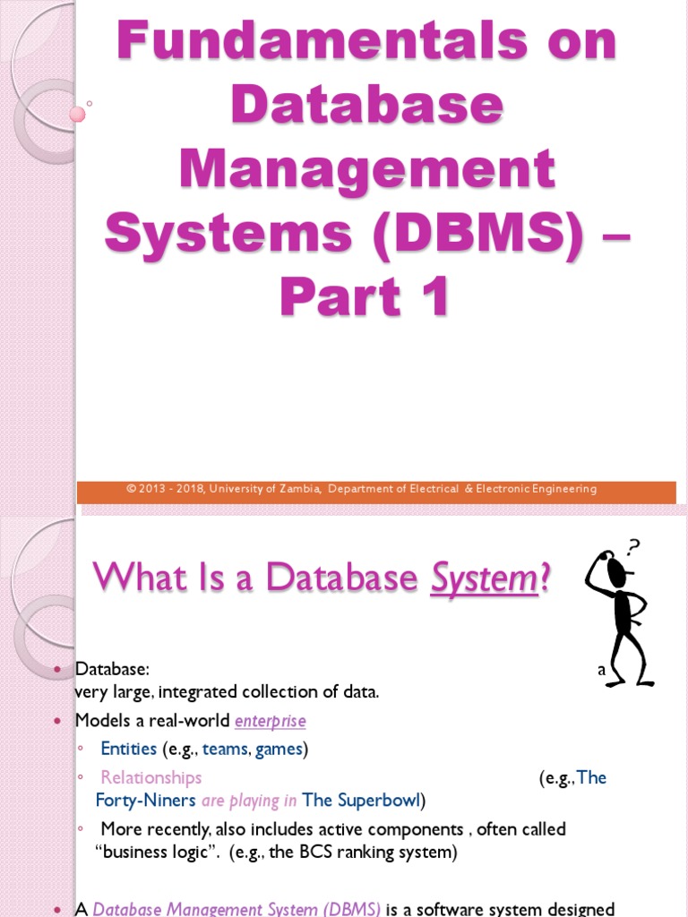 Fundamentals On DBMS - Part1 - v2.0 | PDF | Databases | Database ...