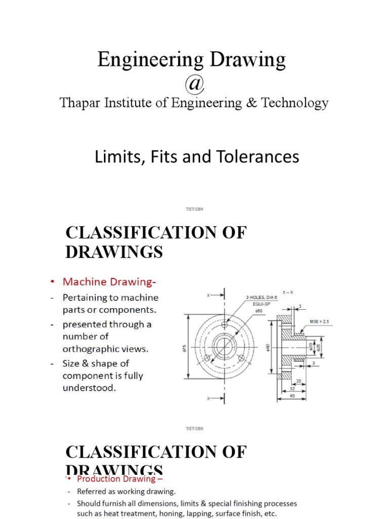 Limits, Fits and Tolerance | PDF | Engineering Tolerance | Mechanical ...