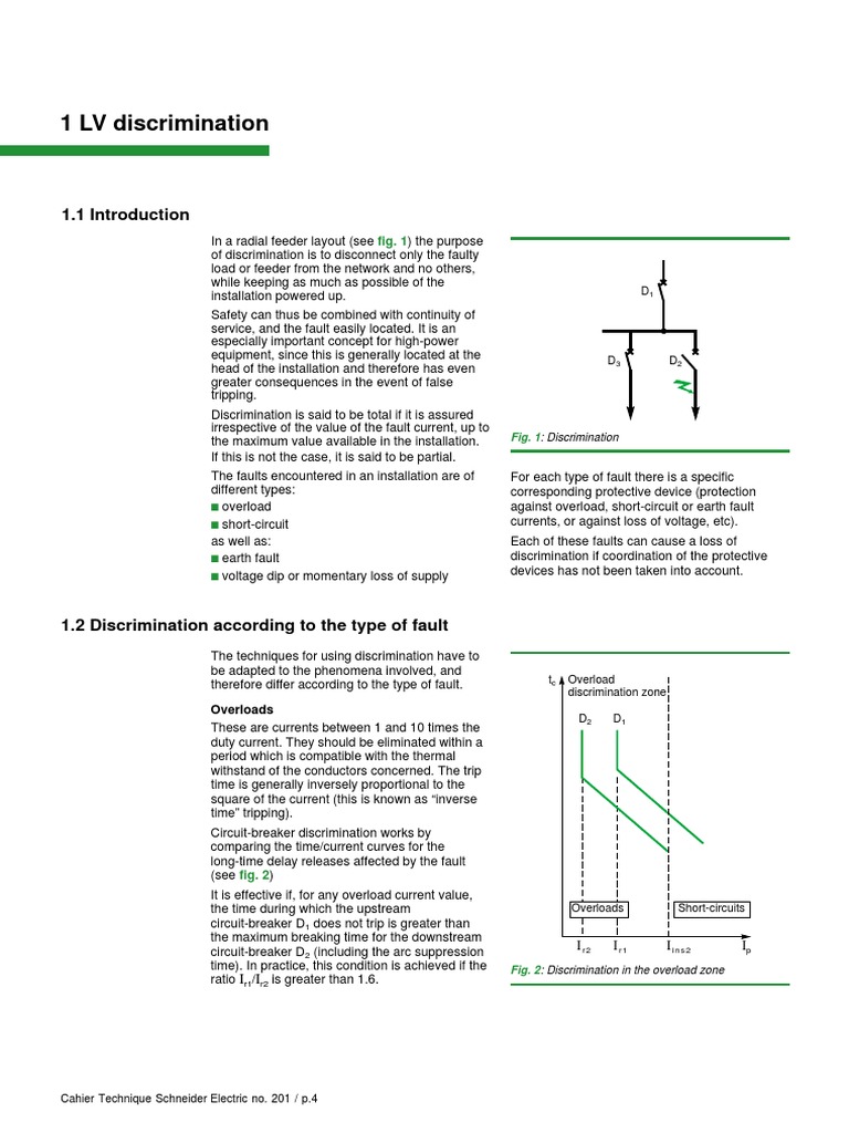 ECT201 - Discrimination With LV Power Circuit-Breakers 6 | PDF ...