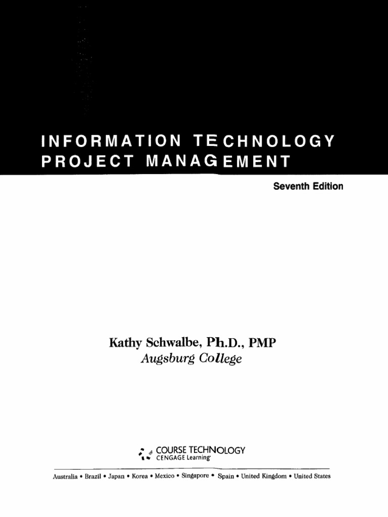 Information Technology Project Management Seventh Edition | PDF ...