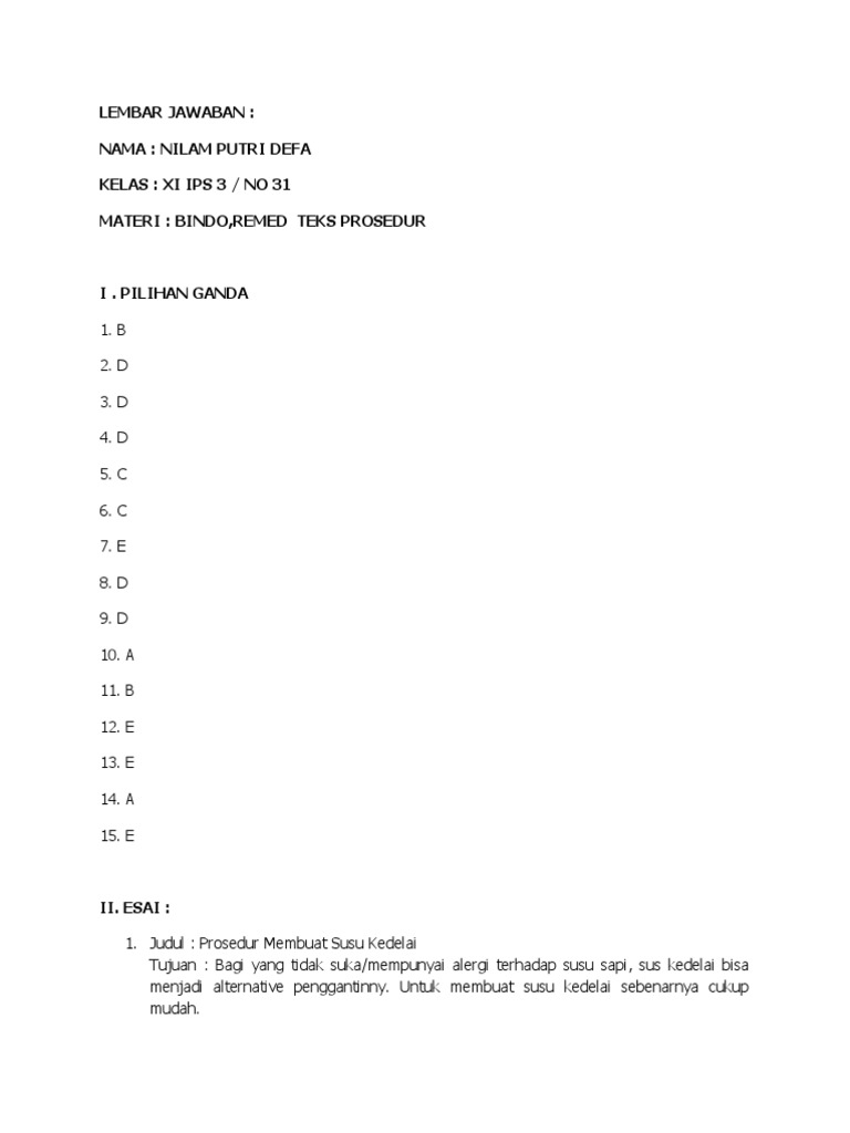 Nilam Putri - Indo'remed PH Prosedur | PDF