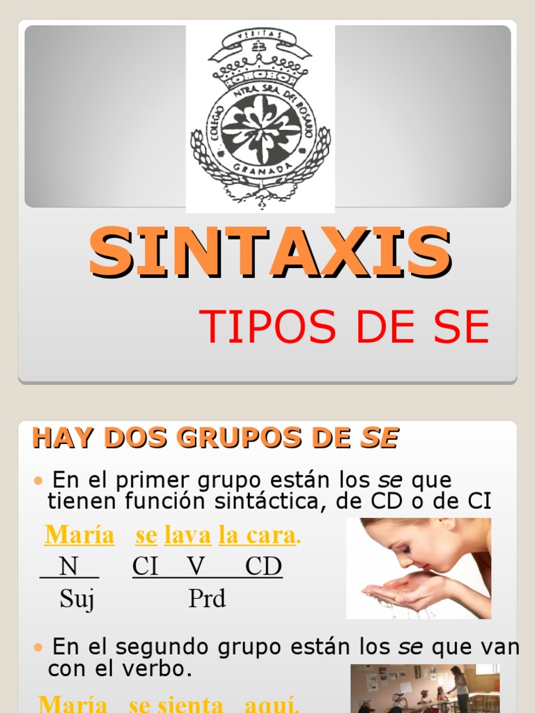Tipos de Se | PDF | Predicado (Gramática) | Asunto (gramática)