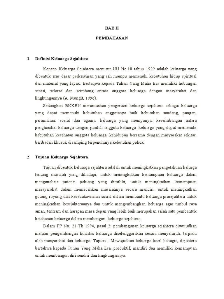 Rangkuman Materi Kep Keluarga | PDF