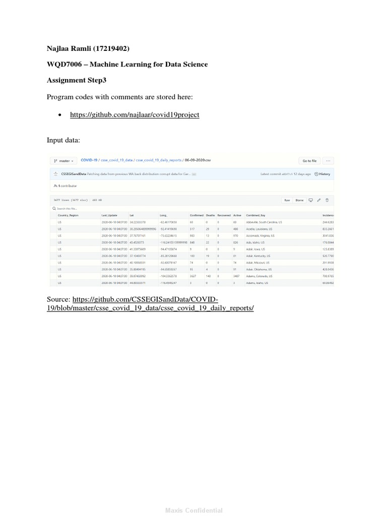 COVID-19 Case Forecasting Analysis | PDF