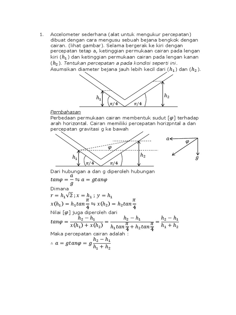 Soal Dan Pembahasan OSP Fisika 2005 | PDF