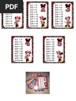 Tablas de Multiplicar Sonic | PDF