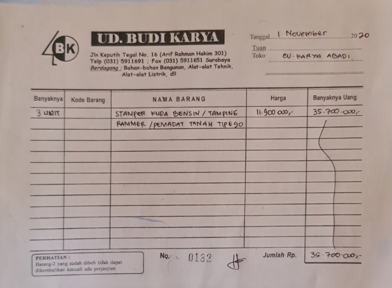 Nota Stamper KA | PDF