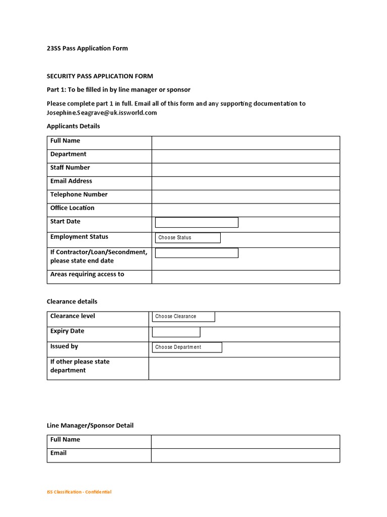 23SS Pass Application Form | PDF | Business | Finance & Money Management