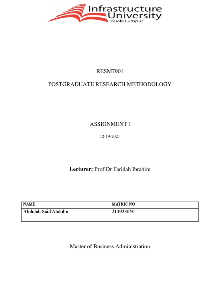 Assignement | PDF | Job Satisfaction | Employment
