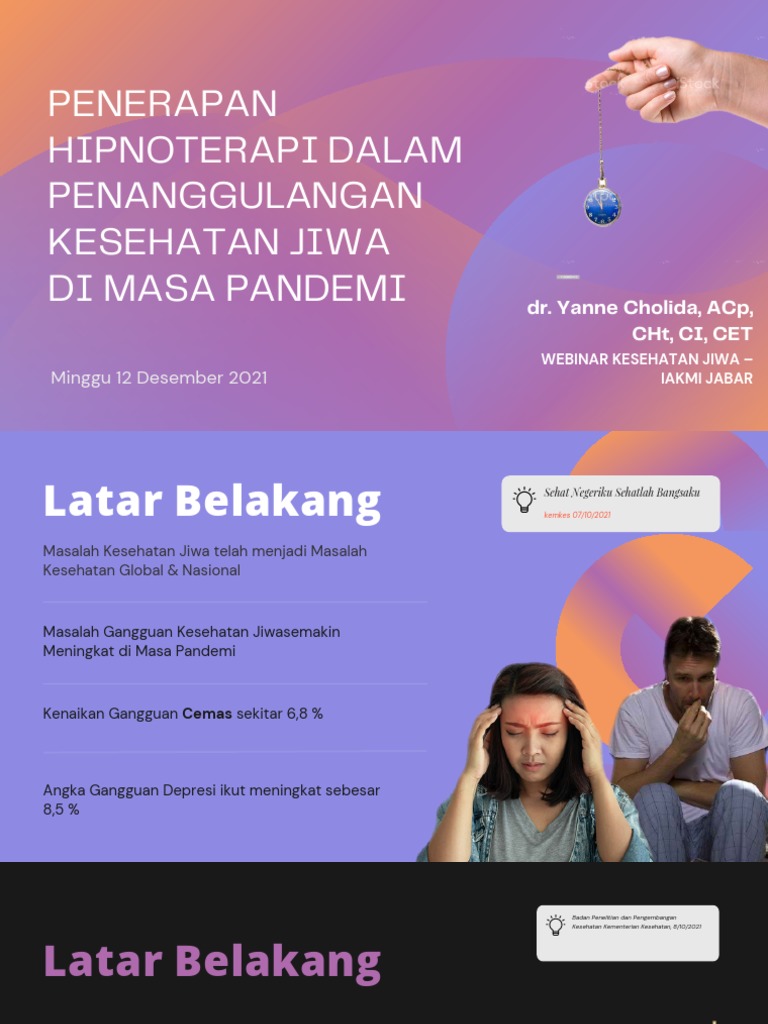 Penerapan Hipnoterapi Dalam Penanggulangan Kesehatan Jiwa Di Masa ...