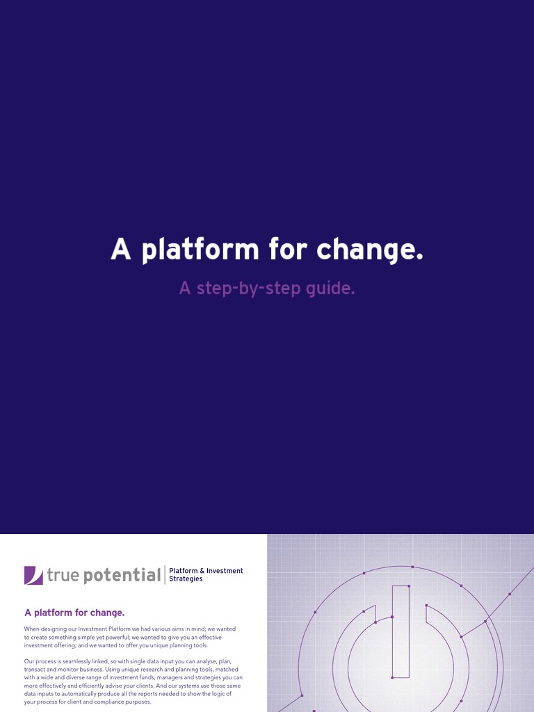 A Platform For Change.: A Step-By-Step Guide | PDF | Asset Allocation ...