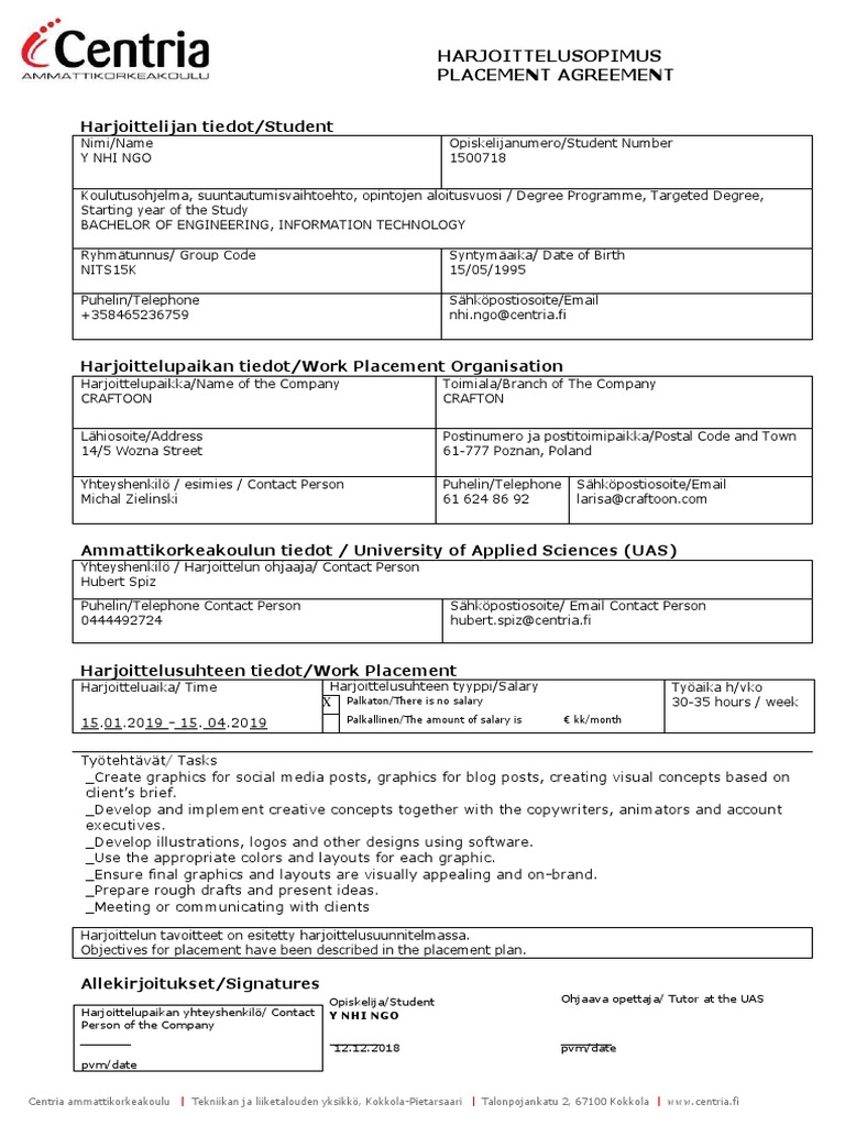 Agreement Nhi Ngo | PDF