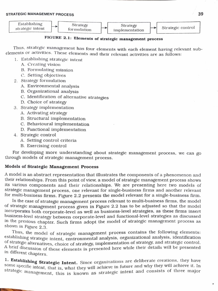 BPSM Strategic Management Process | PDF | Strategic Management | Economies