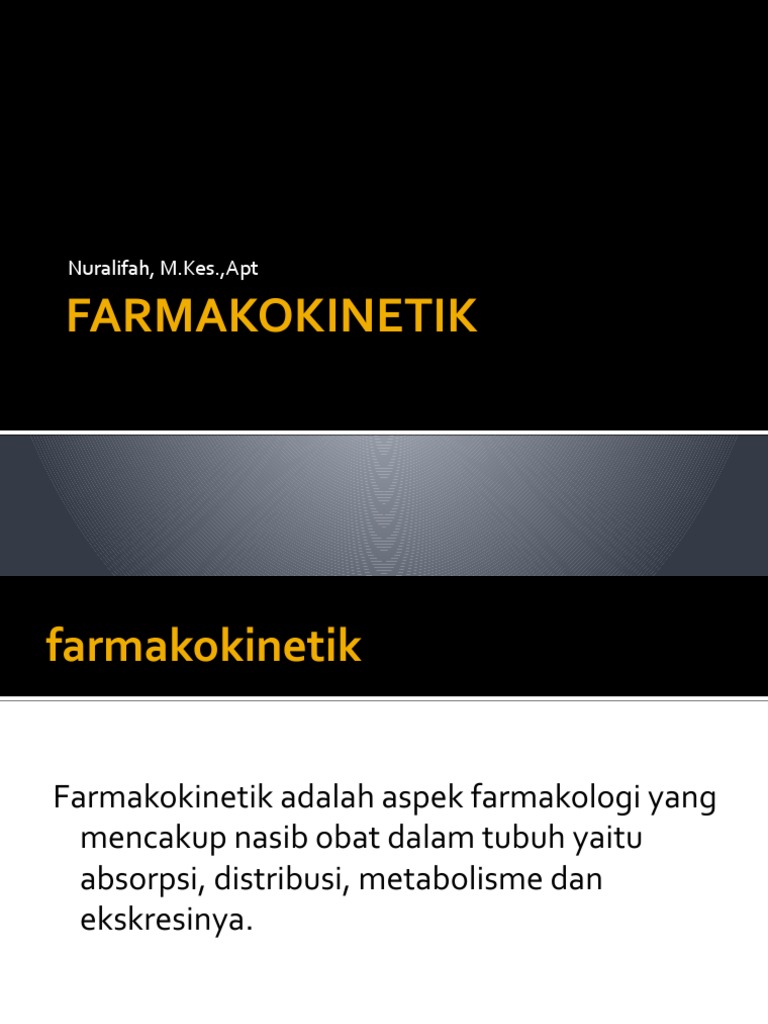 Farmakokinetik | PDF