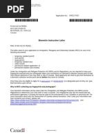Biometric Instruction Letter | PDF | Human Migration | Immigration