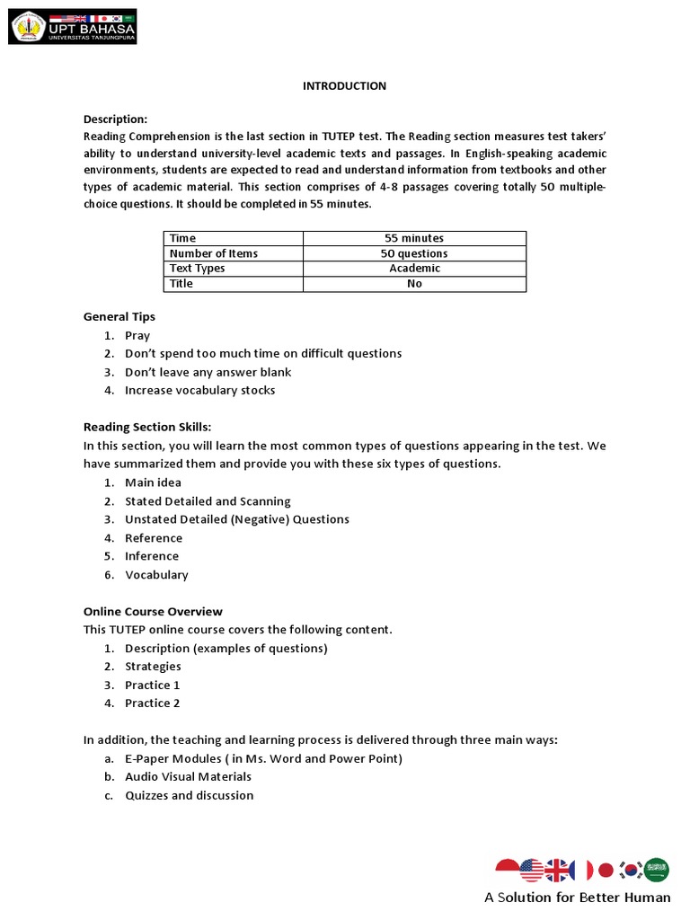 1 Introduction and Main Idea | PDF | Bacteria | Reading Comprehension
