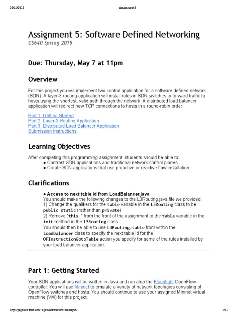 Assignment | Download Free PDF | Load Balancing (Computing ...