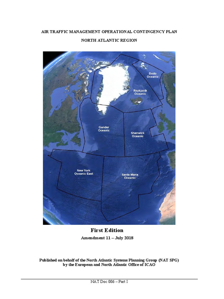 NAT Doc 006 Part I - ATM Contingency Plan | PDF | Transport | Aerospace ...