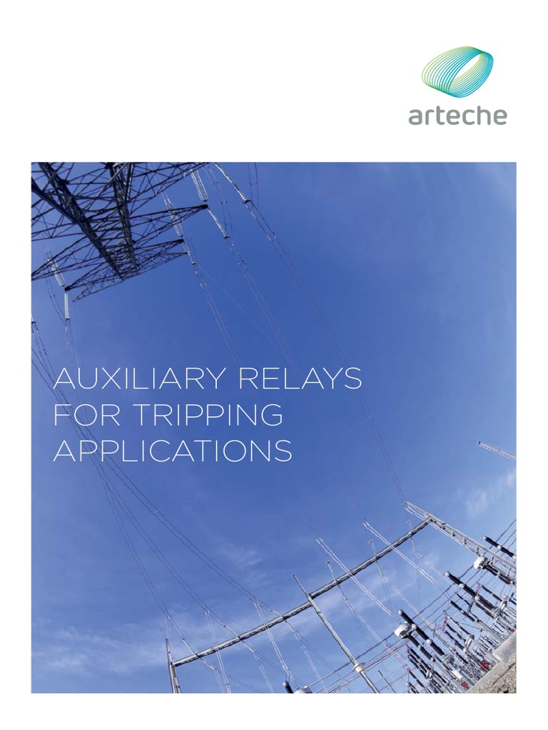 Arteche - Mechanical Protection RF4XR | PDF | Relay | Electric Power